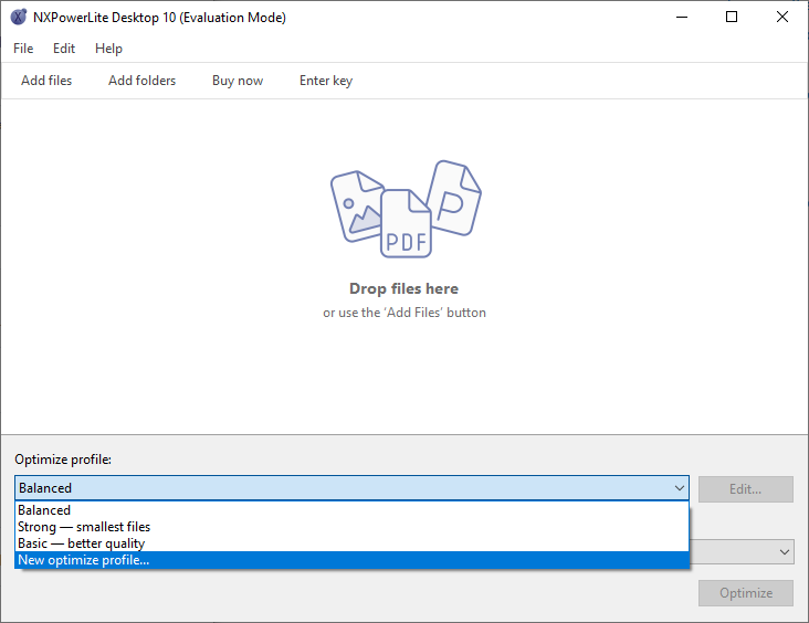 What are optimize profiles and how do I manage them? – Neuxpower
