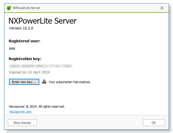 How to Register NXPowerLite Server – Neuxpower