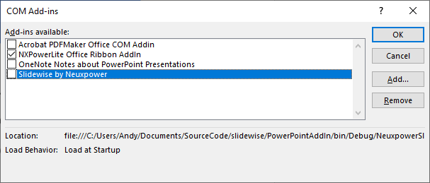 Fix Slidewise when it has disappeared from the PowerPoint ribbon ...